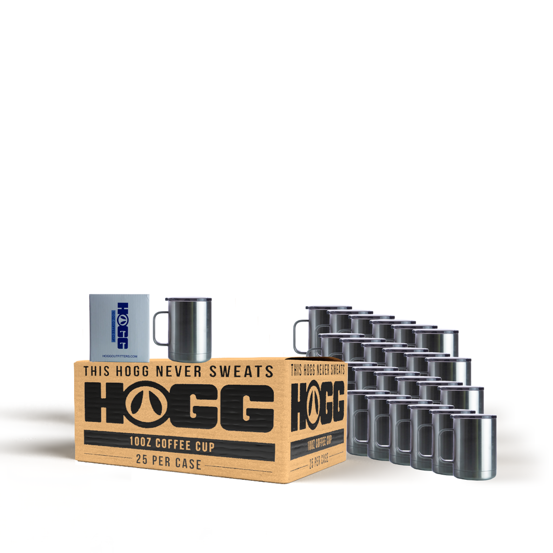 10oz Coffee Cup Case (25) — Plain Stainless – The Stainless Depot