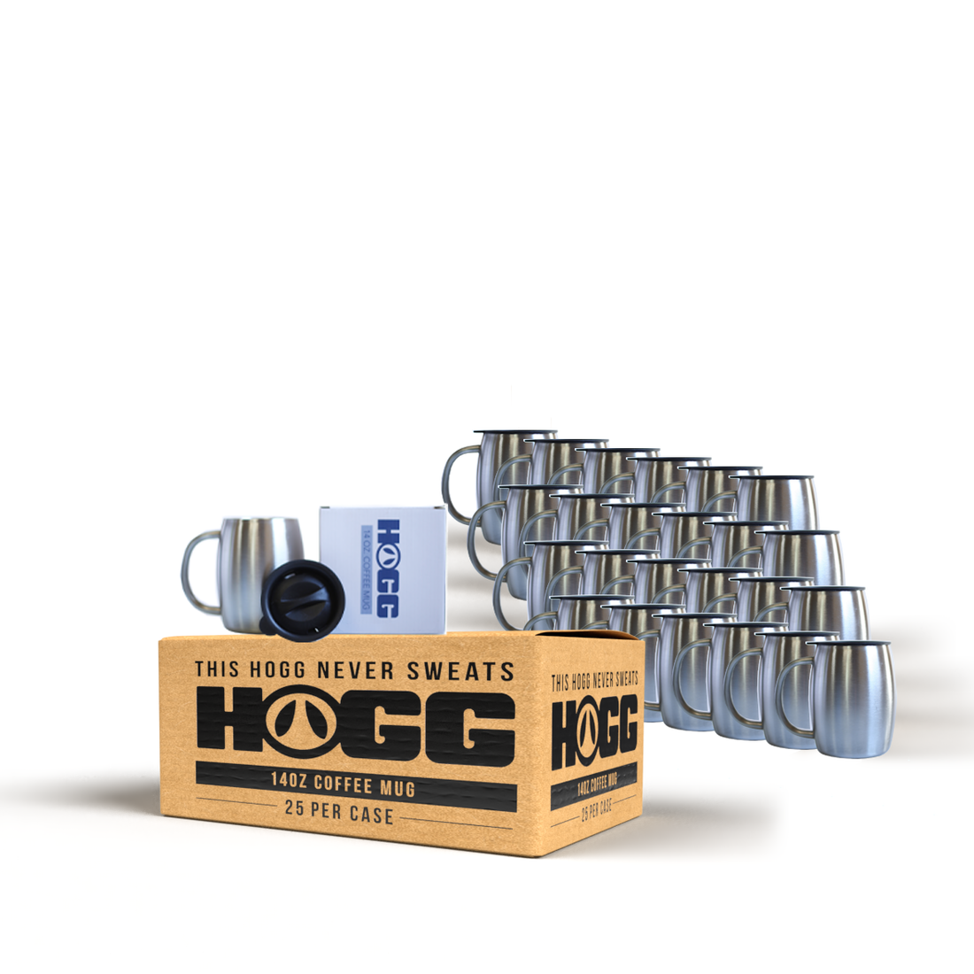 14oz Coffee Mug Case (25 Units) – The Stainless Depot