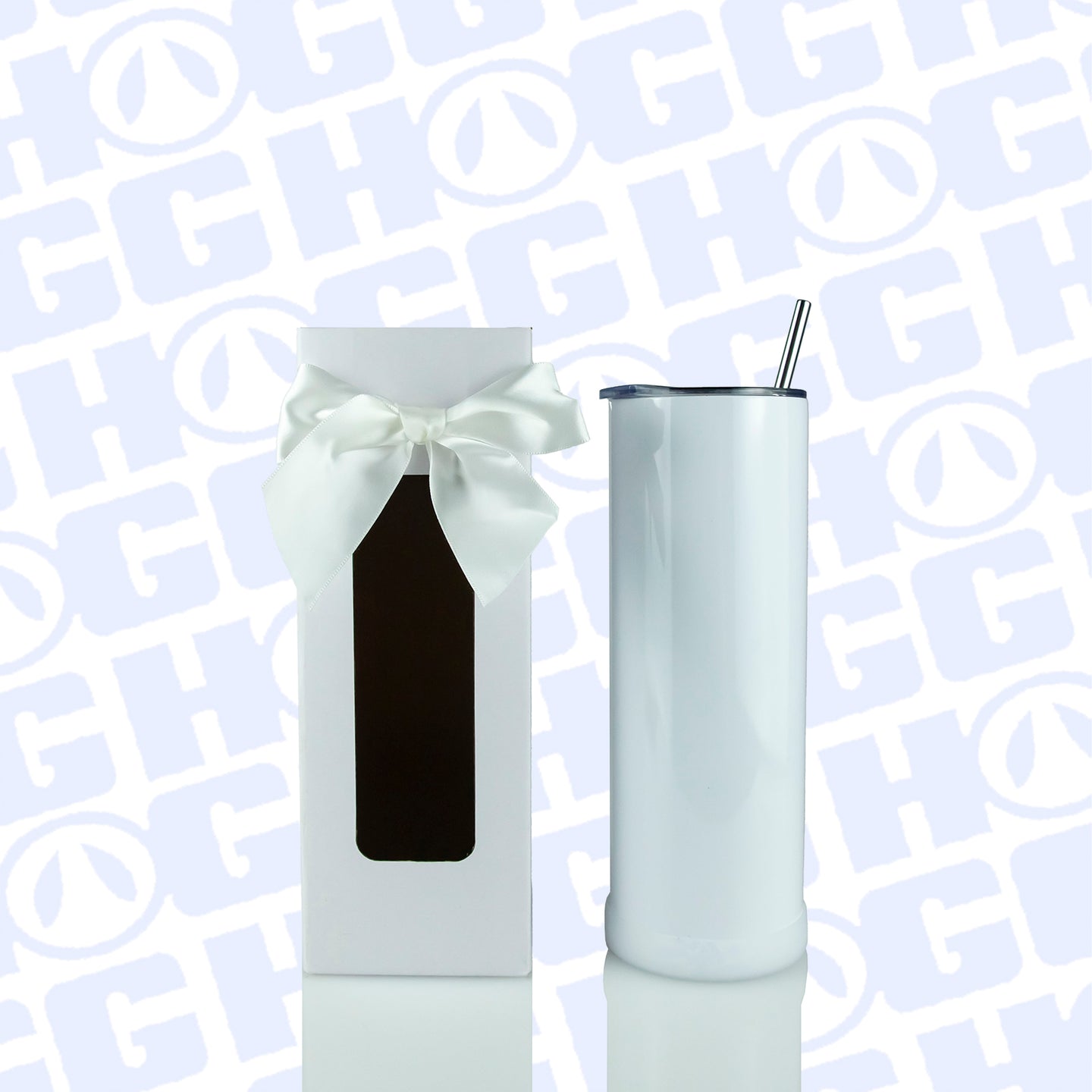 20oz SUBLIMATABLE SKINNY EDGE GIFT TUMBLER 12 PACK CASE (48 UNITS ...