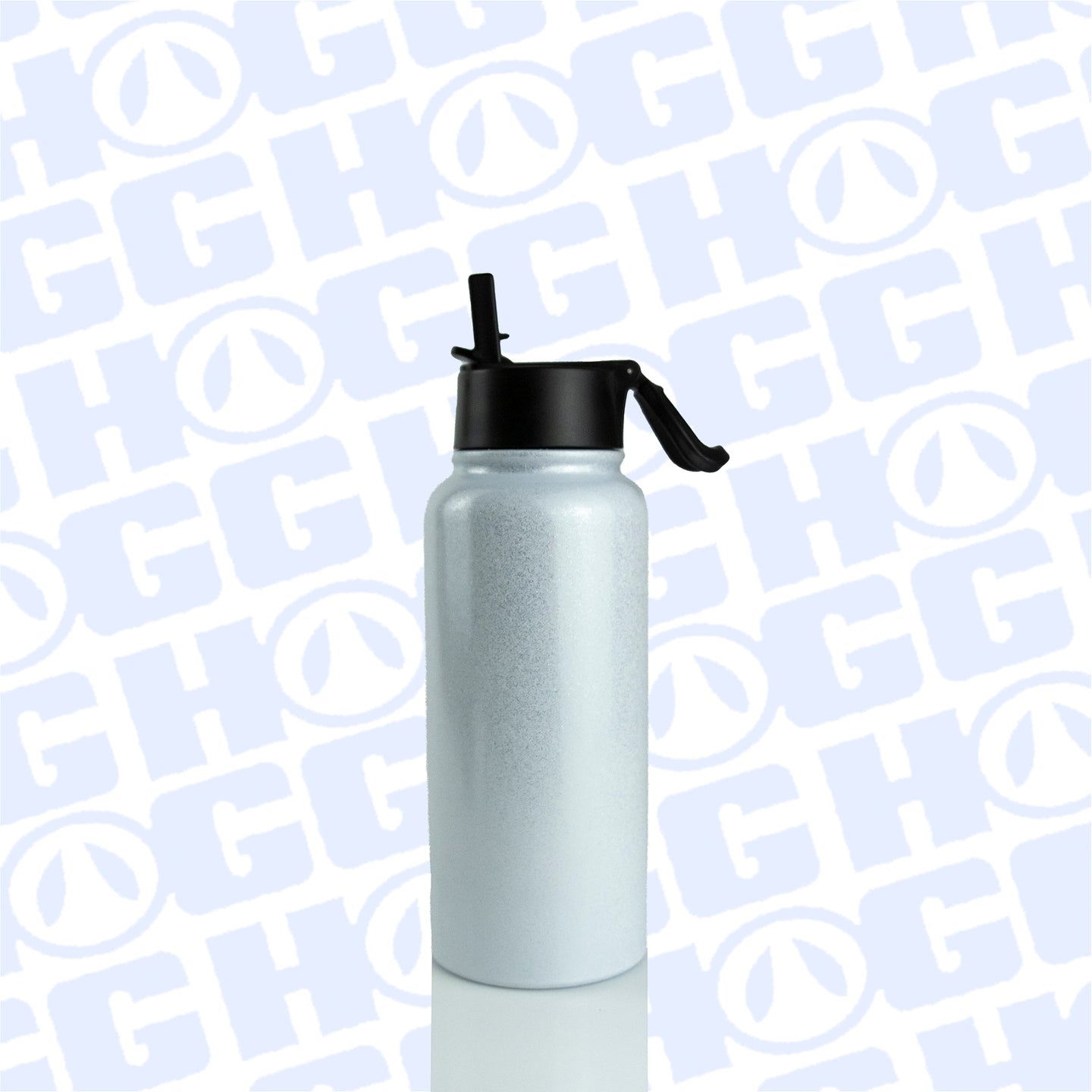 32oz Sublimatable Metallic Glitter Hydro Handle Bottle - White – The ...