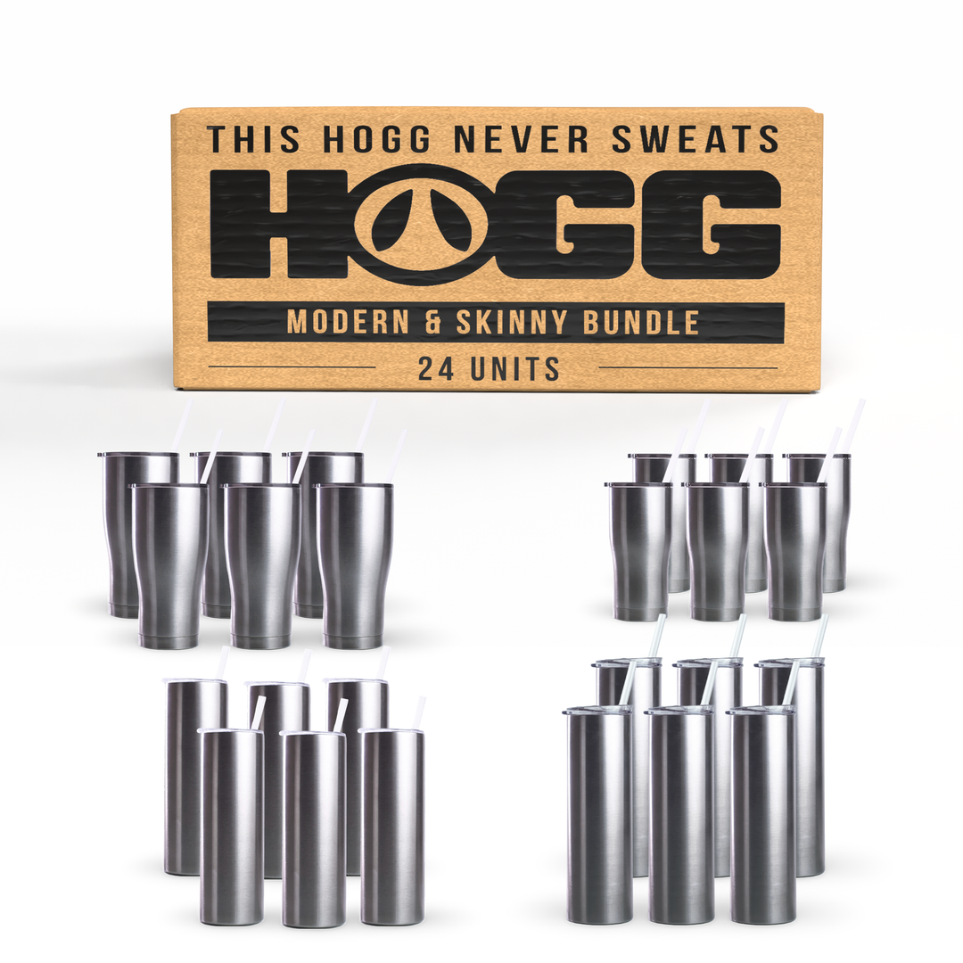 Modern & Skinny Bundle (24 Units) – The Stainless Depot