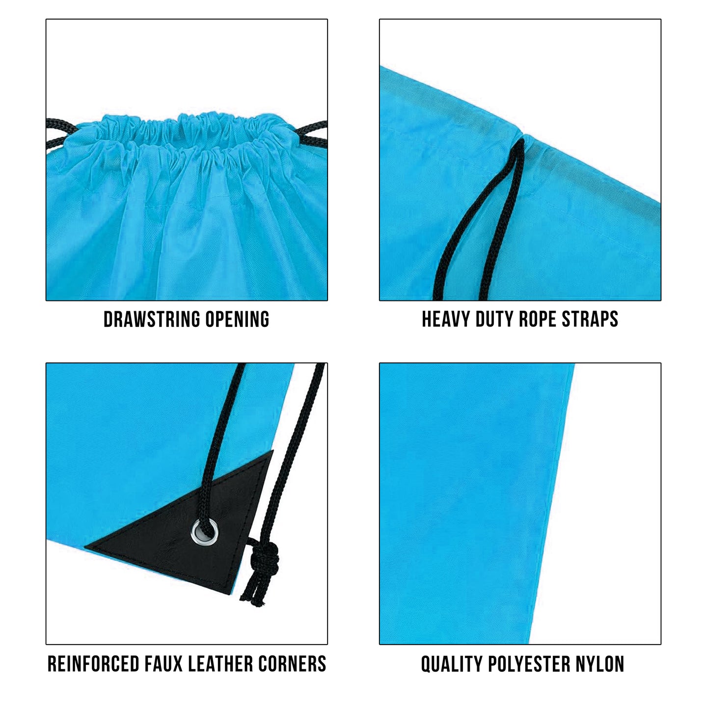 Nylon Draw String Bags — 40 Pack Wholesale – The Stainless Depot