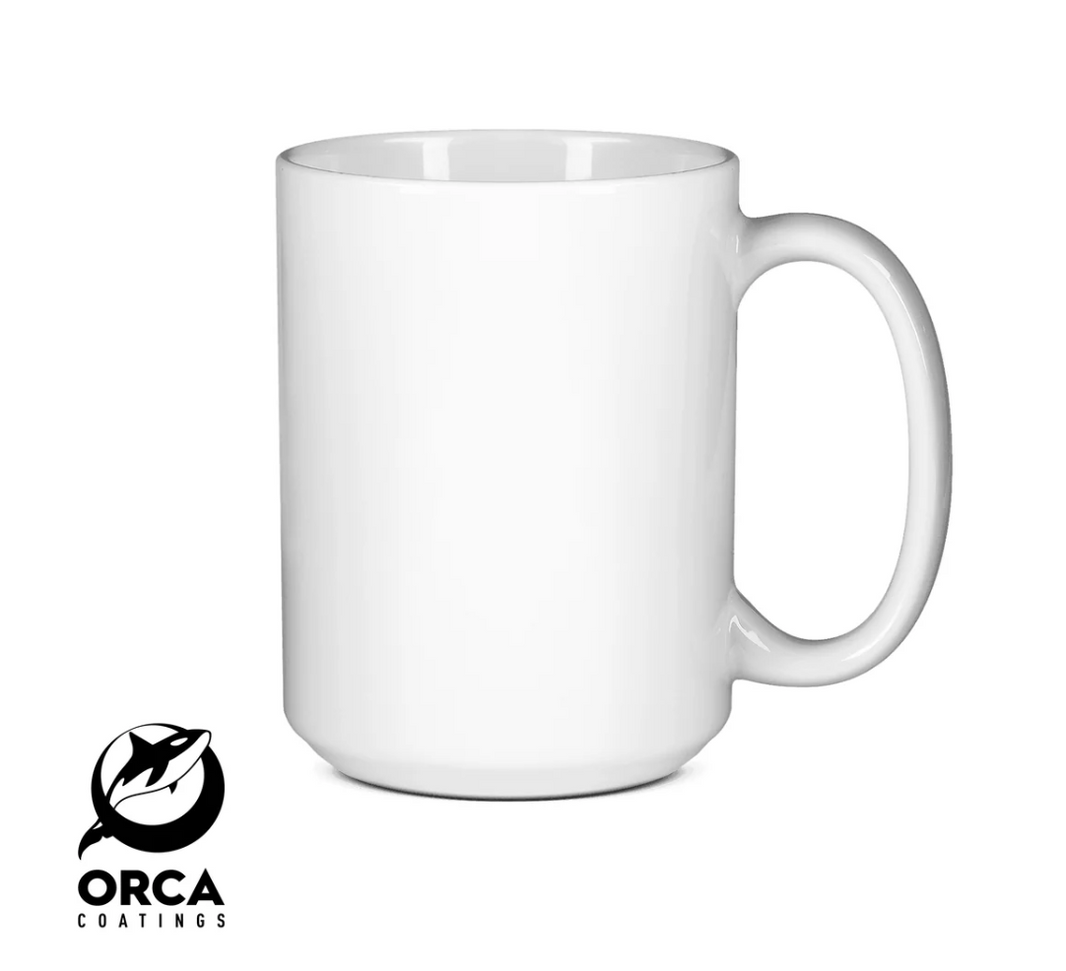 15oz Sublimatable Ceramic Mugs – The Stainless Depot