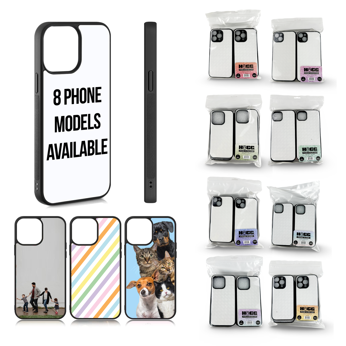 SUBLIMATABLE PHONE CASE (6 PACK) – The Stainless Depot
