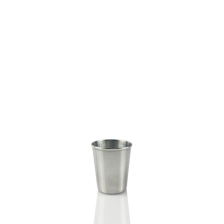 1.5oz Ridged Stainless Steel Shot Glass Small Case (12 Units) – The ...