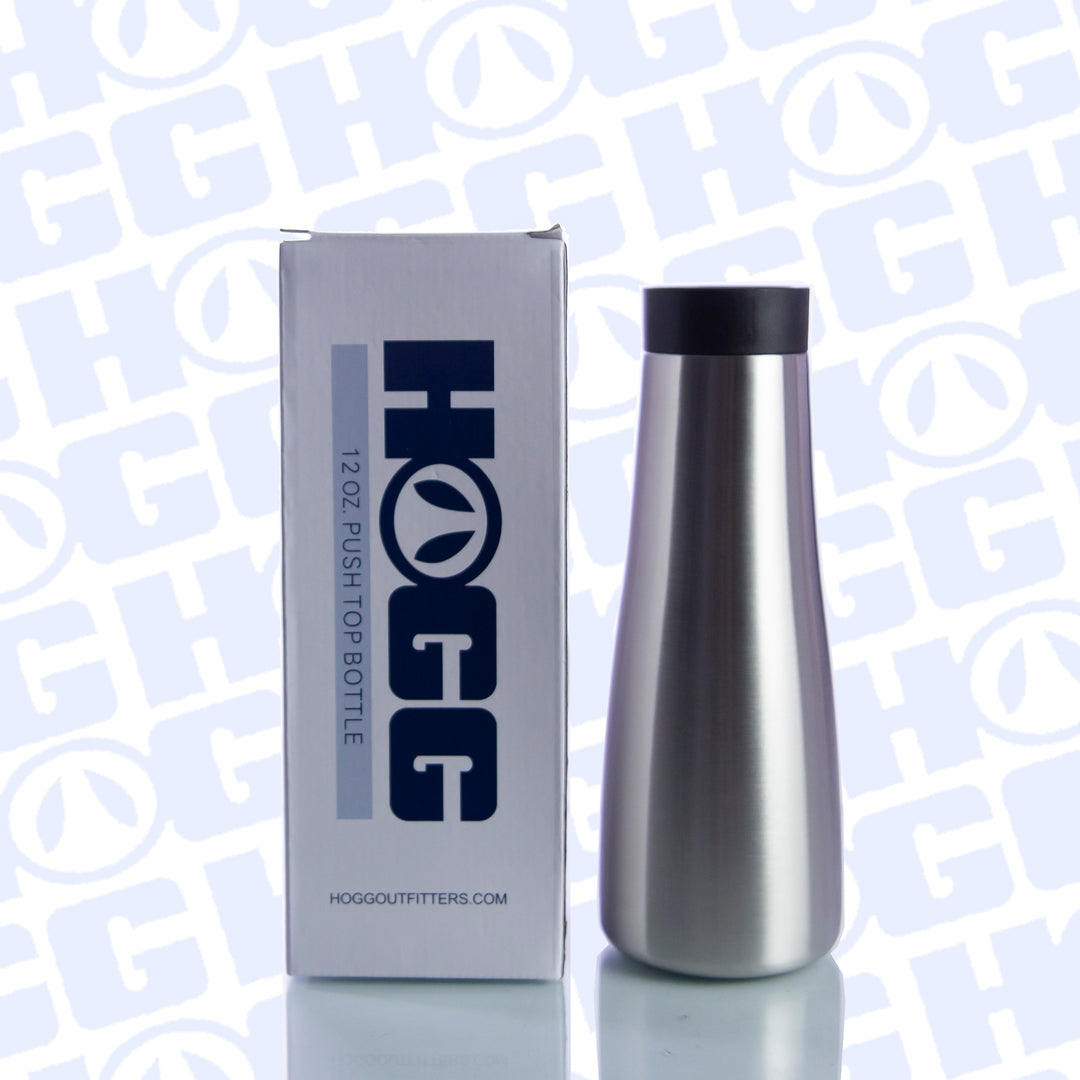 12oz, 20oz & 30oz Push Top Bottles - Leakproof – The Stainless Depot
