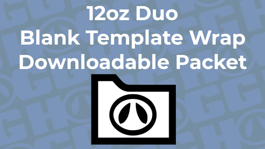 12oz Duo Wrap Template – The Stainless Depot