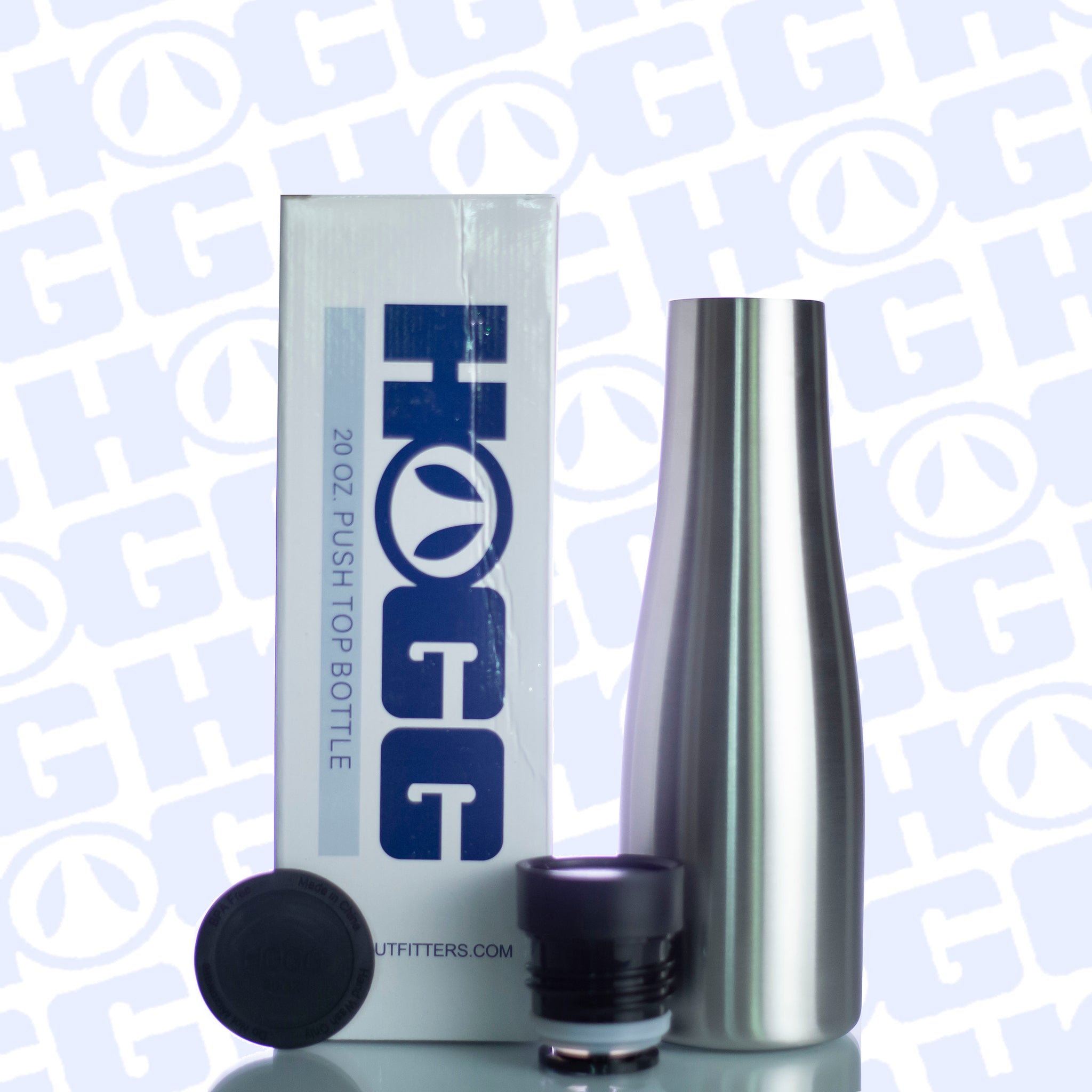 12oz, 20oz & 30oz Push Top Bottles - Leakproof – The Stainless Depot