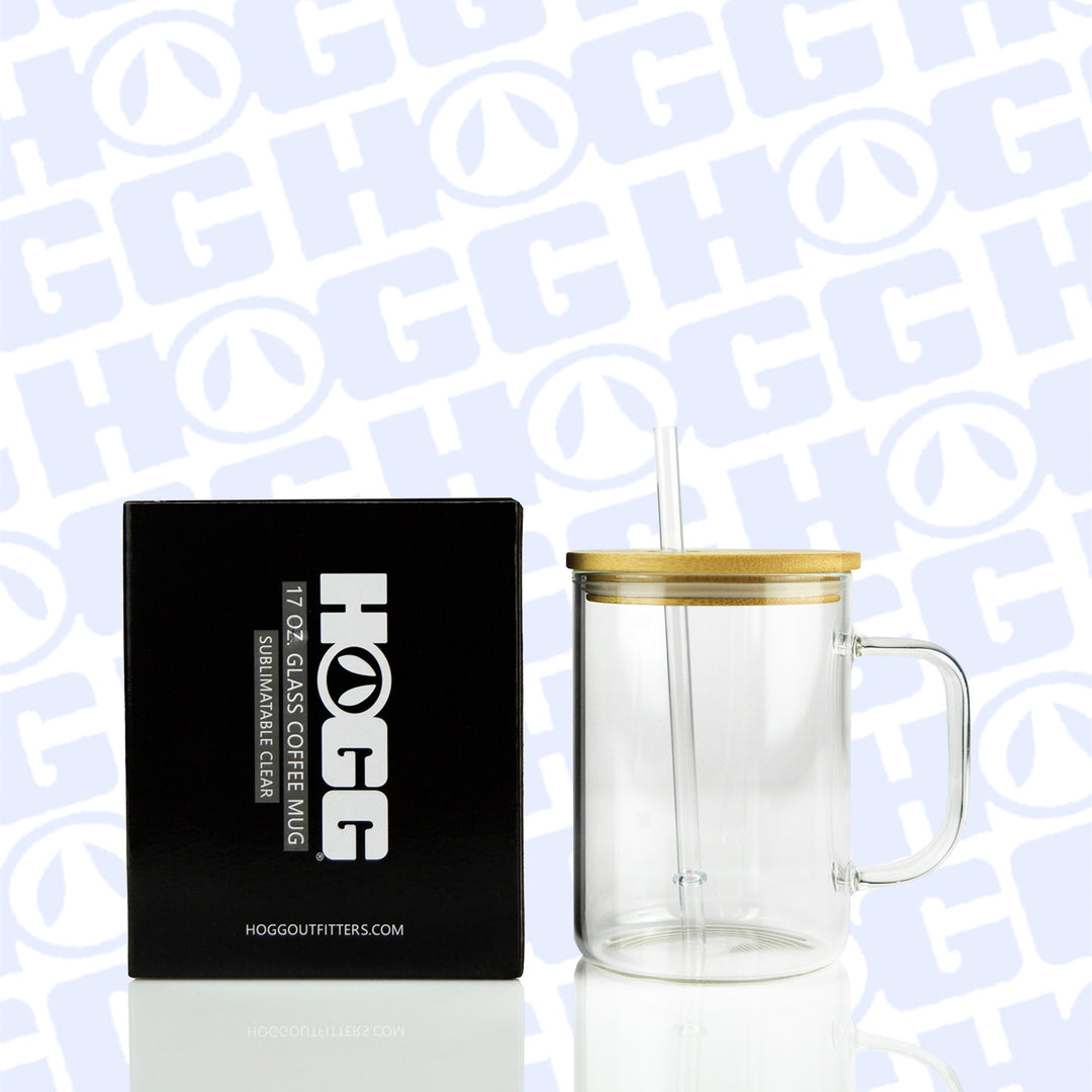 17oz Sublimatable Glass Coffee Mug - Clear – The Stainless Depot