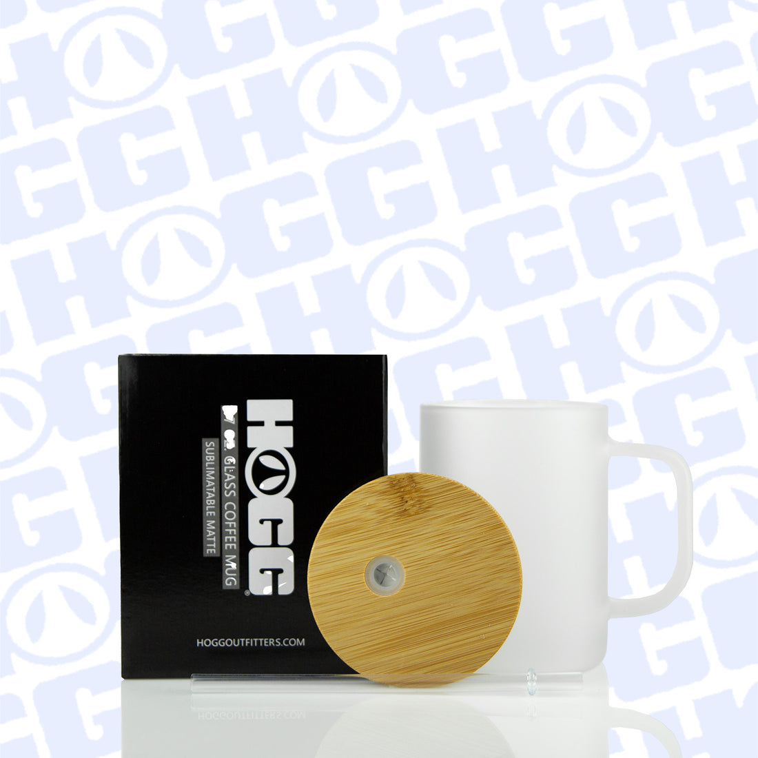 17oz Sublimatable Glass Coffee Mug Case (25 Units) - Matte – The ...