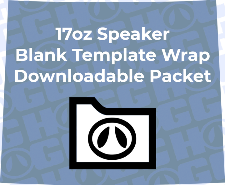 17oz Wireless Speaker Wrap Template – The Stainless Depot