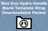 18oz Duo Hydro Handle Wrap Template – The Stainless Depot