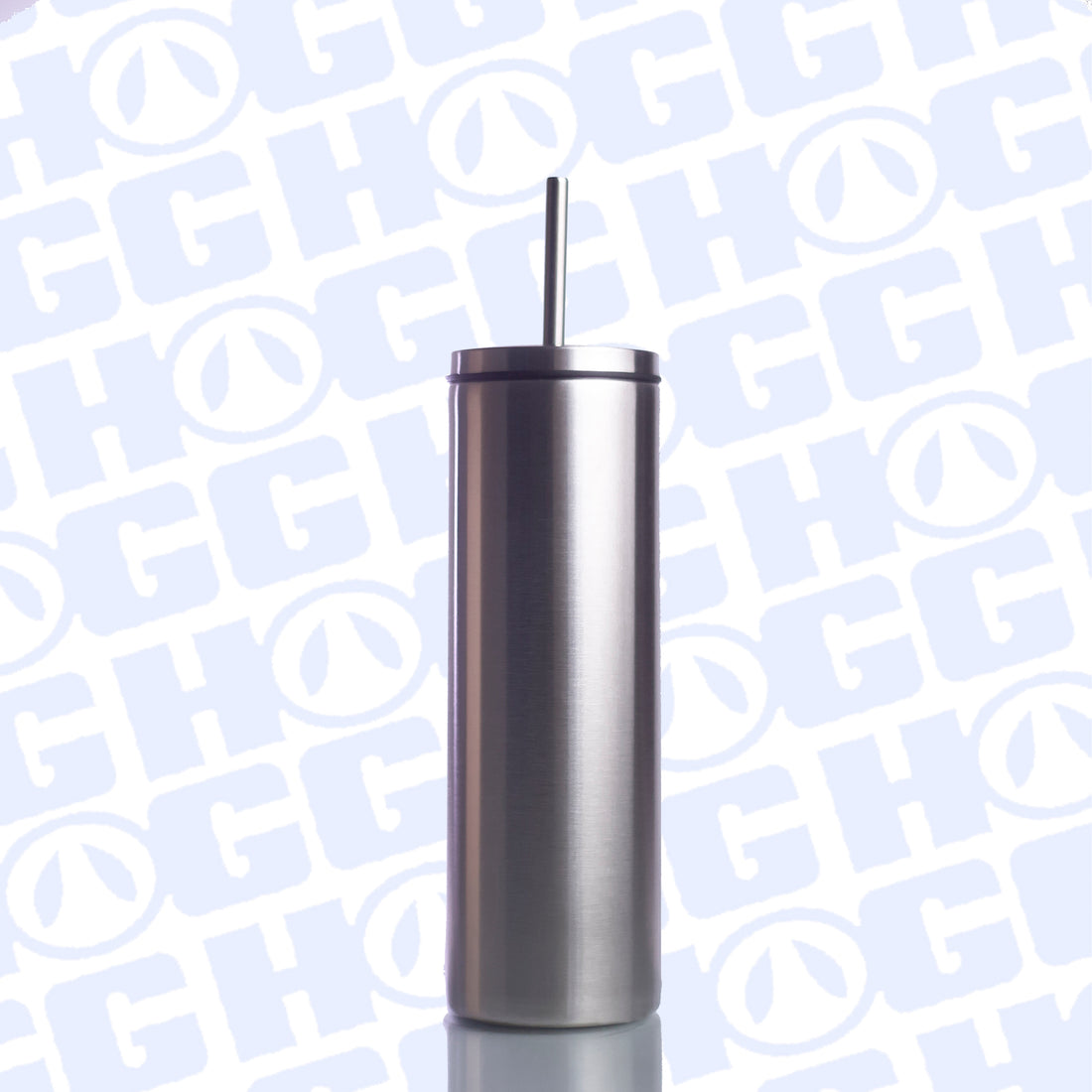 20oz Straight Skinny Slurp Tumbler W/ Straw – The Stainless Depot