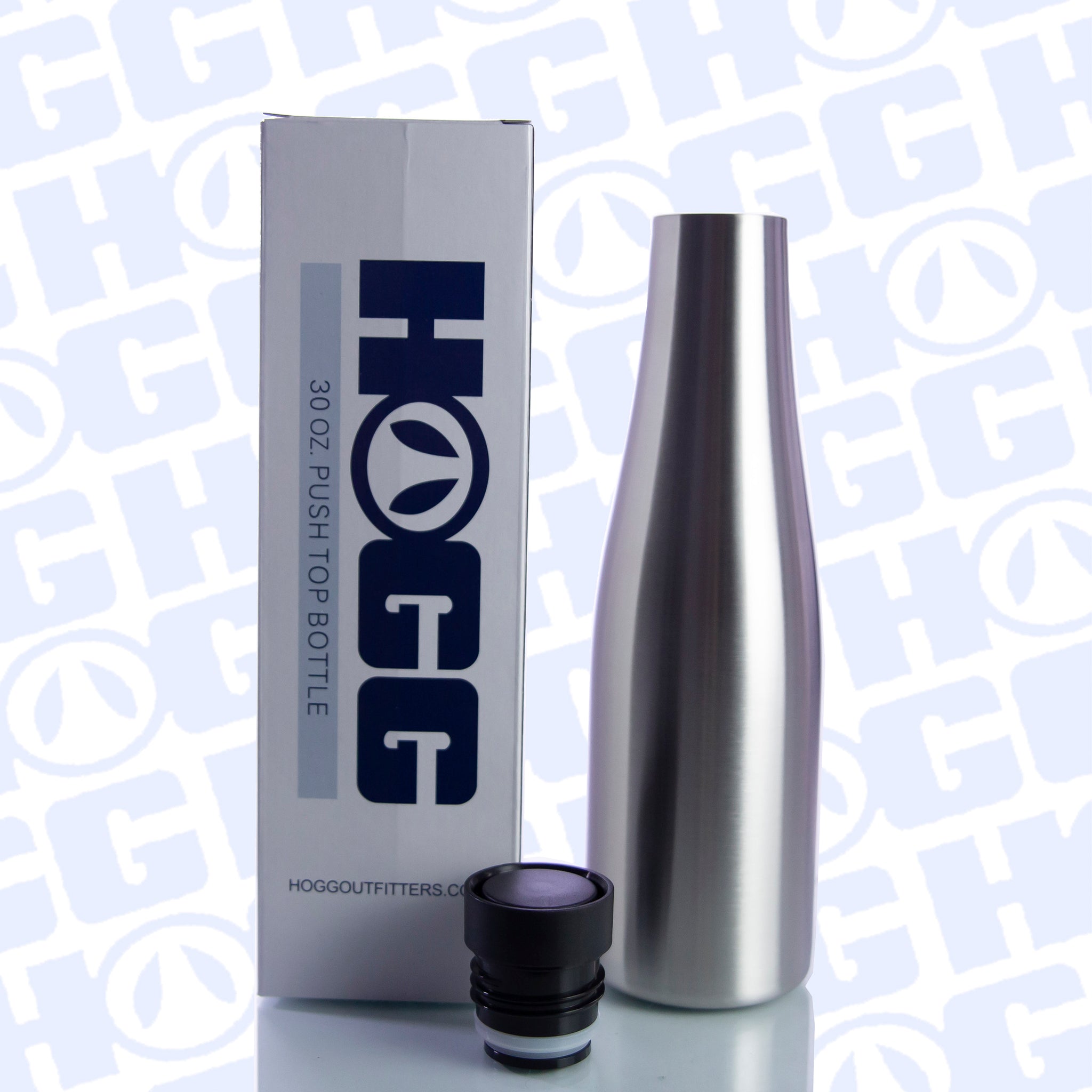 12oz, 20oz & 30oz Push Top Bottles - Leakproof – The Stainless Depot