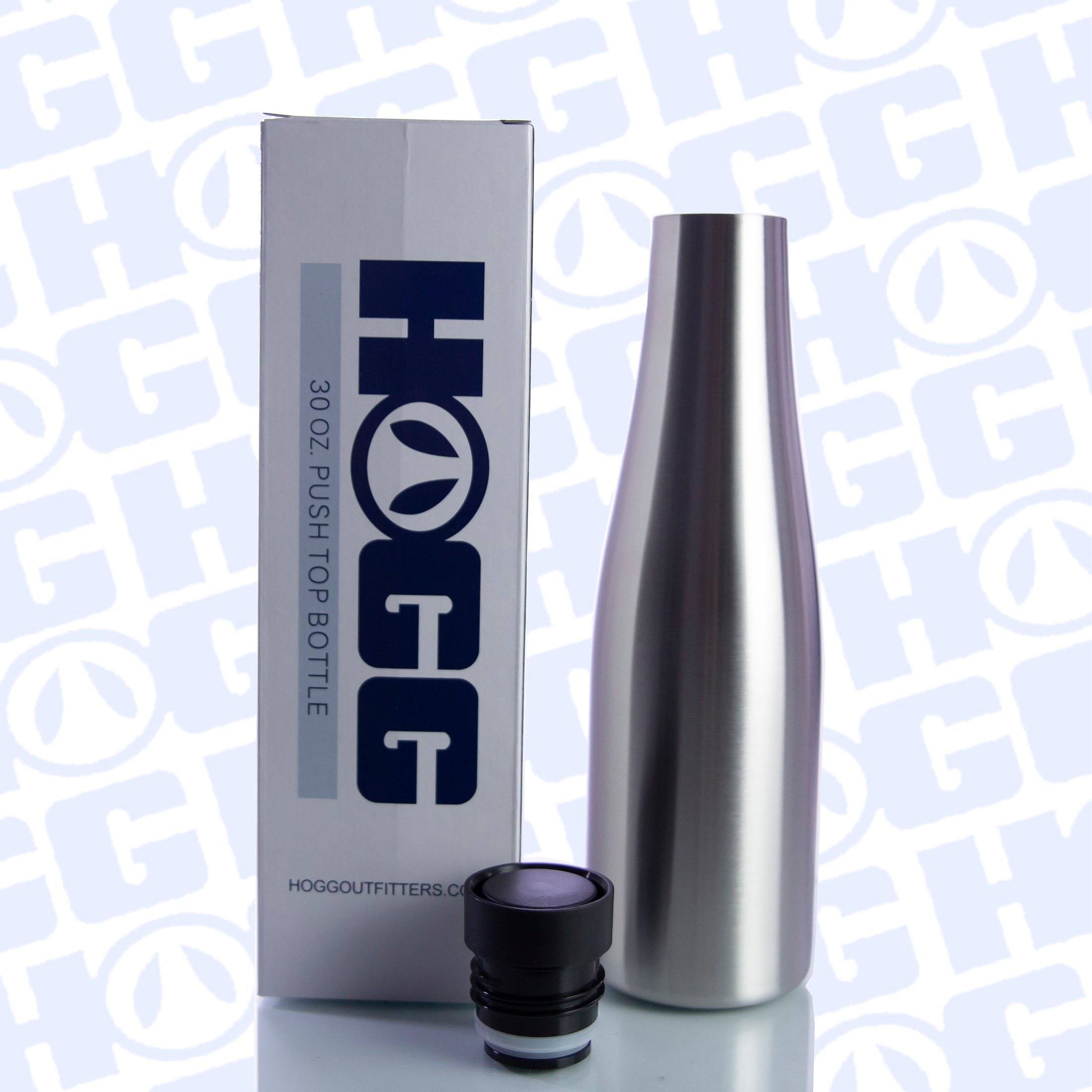 12oz, 20oz & 30oz Push Top Bottles - Leakproof – The Stainless Depot