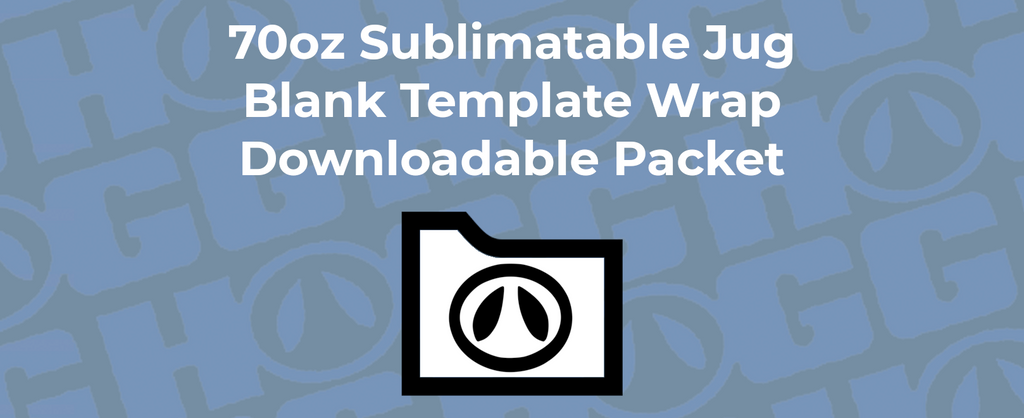70oz Sublimatable Jug Template – The Stainless Depot