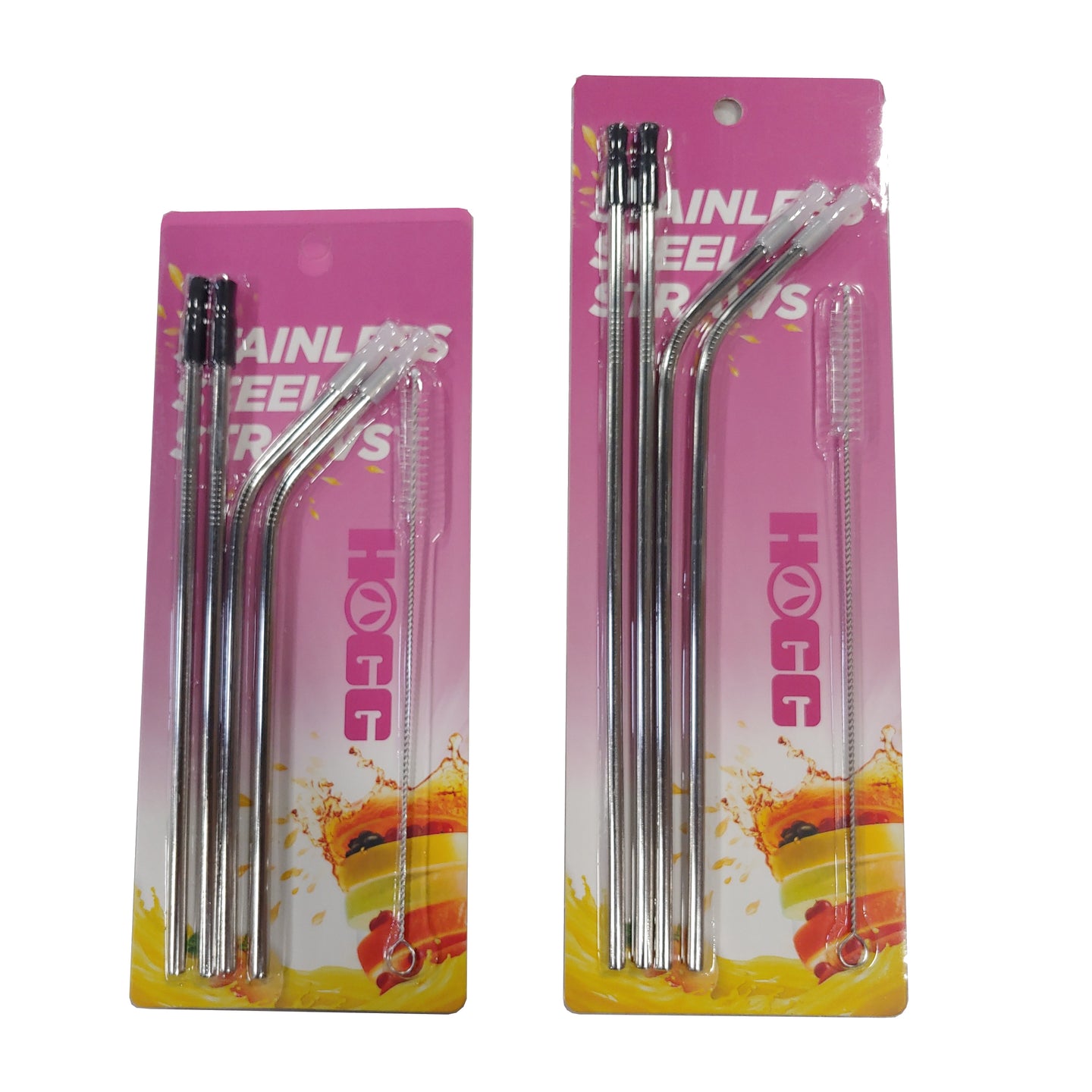 20oz Or 30oz Stainless Straw Sets W/ Silicone Tops – The Stainless Depot