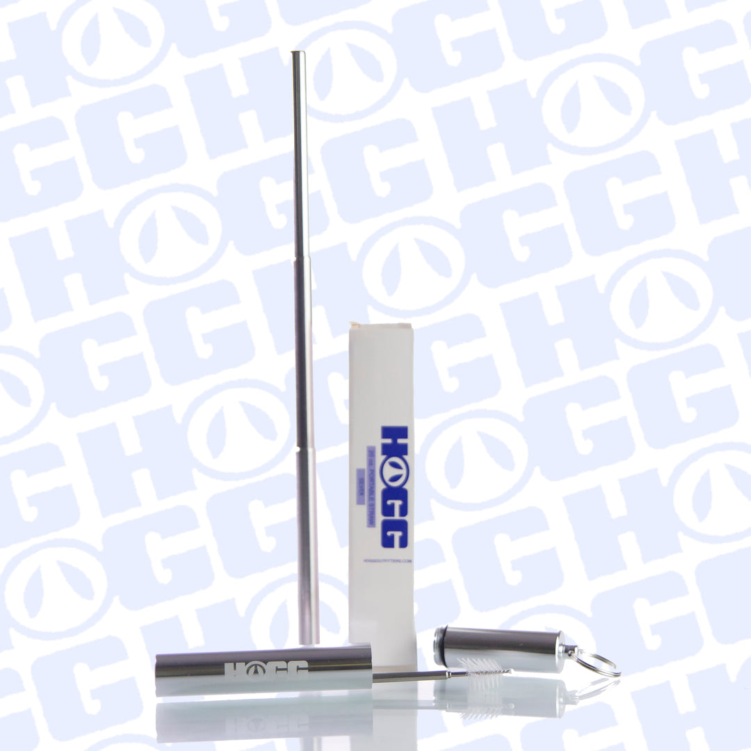 Portable, Collapsible, & Reusable Straw W/ Holder & Straw Cleaner – The ...